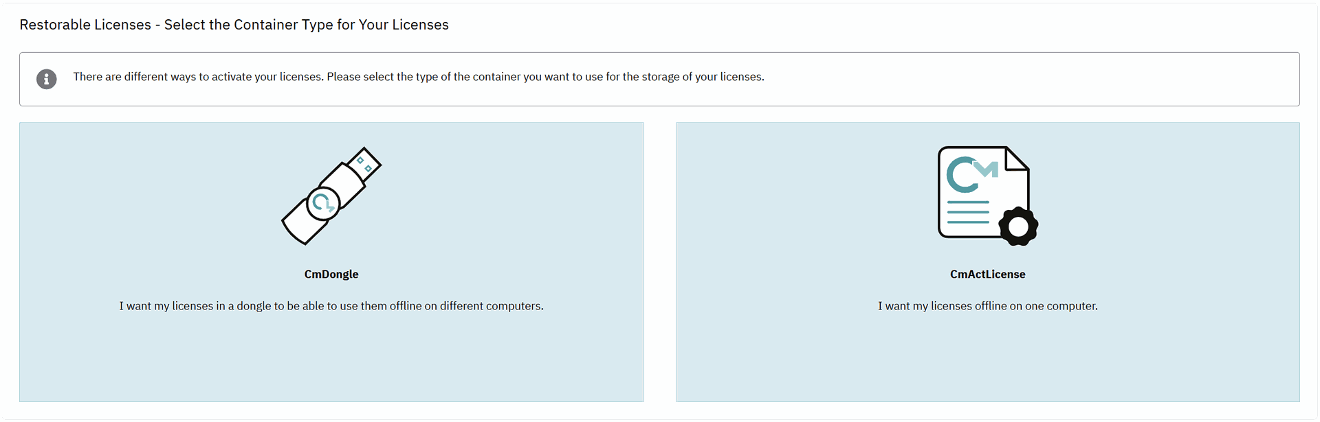 Activate single licences | Knowledge DB | Knowledge Hub